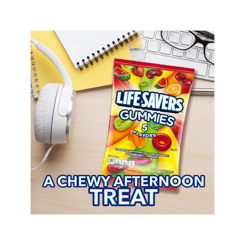 LIFE SAVERS 5 Flavors Gummies Bag, 7 oz | Life Savers