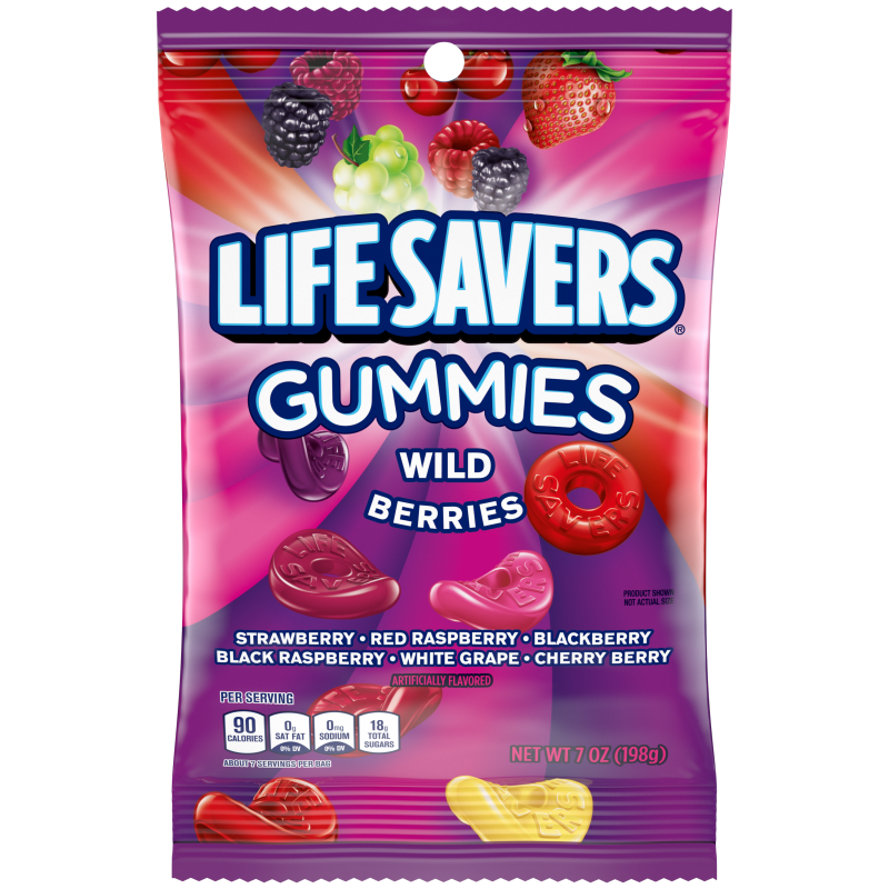 LIFE SAVERS Wild Berries Gummies Bag, 7 oz | Life Savers